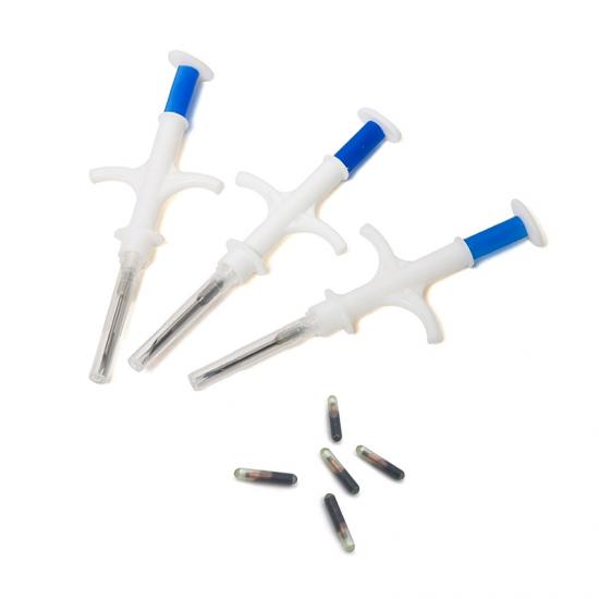 Custom 1.25x7MM 134.2khz RFID Glass Tube Tag Capsule Implant With ...